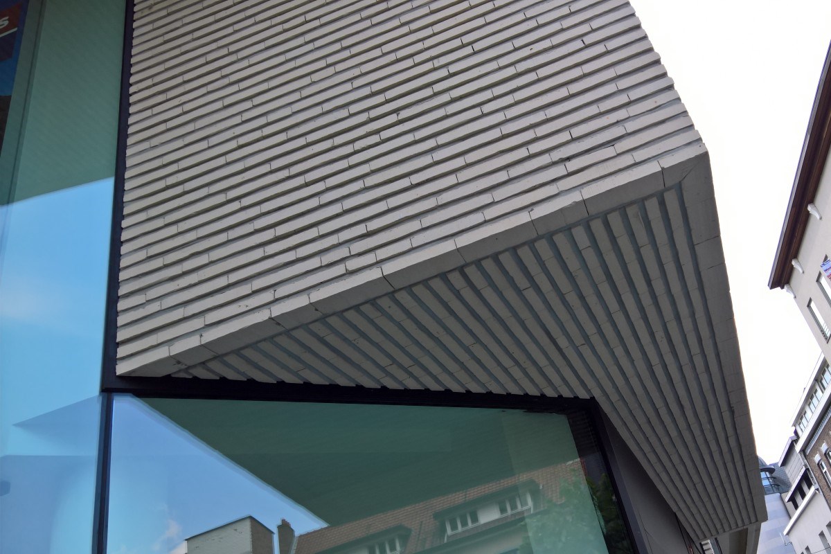 Klinkera ķieģeļflīze White Wasserstrich